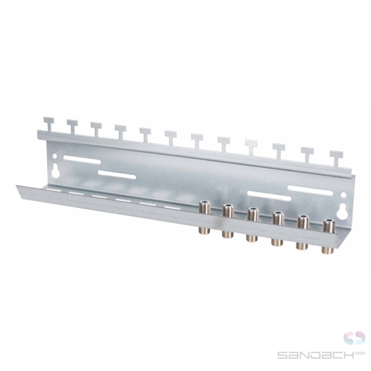 f-tronic Patchfeld für Kommunikationsverteiler, PATCH6+6, 1 Stück